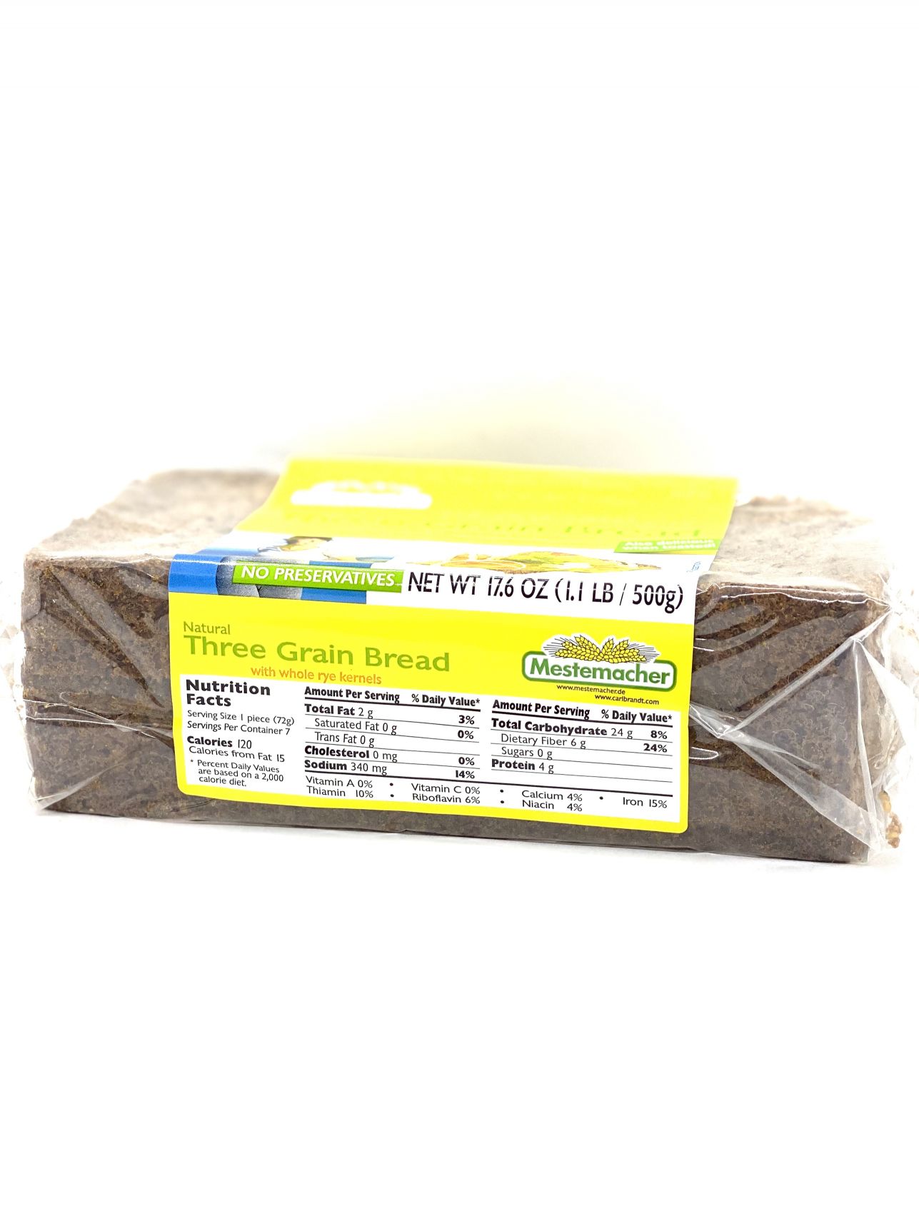 Bread and Bakery :: Healthy choice bread :: NATURAL "THREE GRAIN BREAD ...